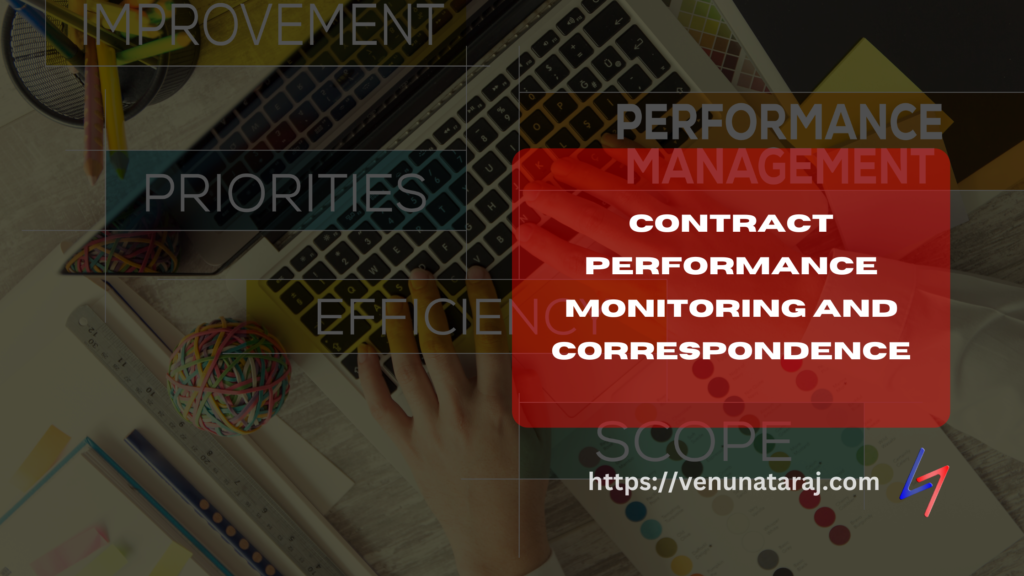 Mastering Contract Performance Monitoring and Correspondence in ...