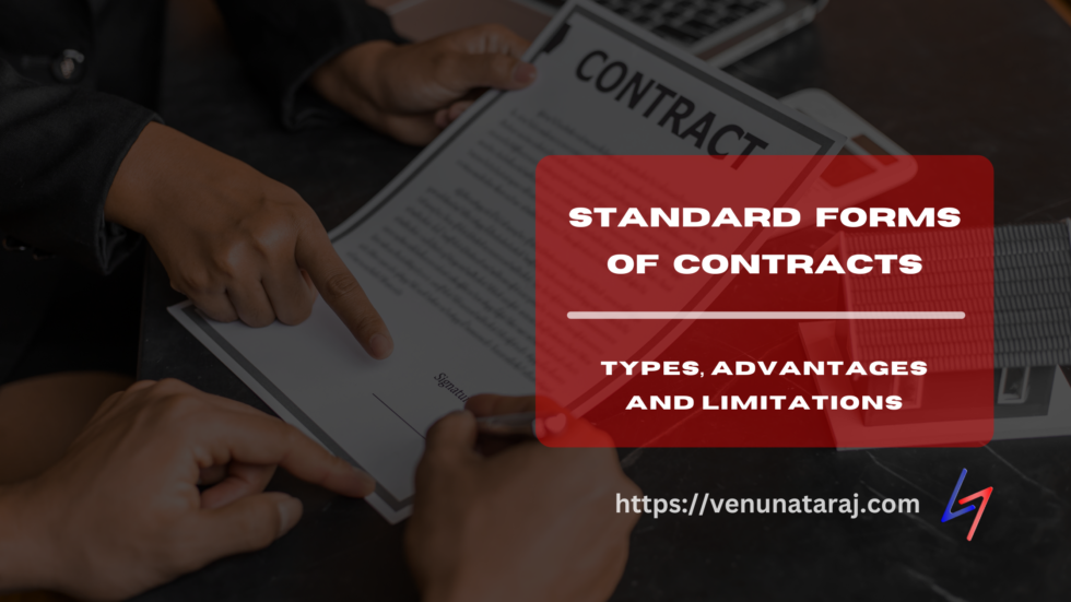 Standard Forms of Contracts in Construction Projects: Types, Advantages ...