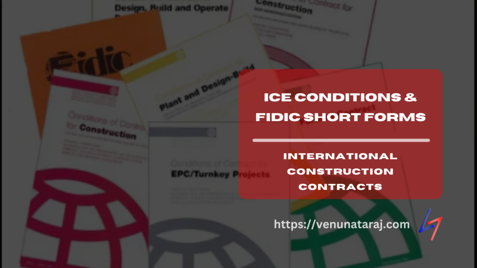 ICE Conditions and FIDIC Short Forms: Simplifying International ...